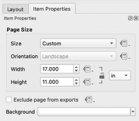 Set page size