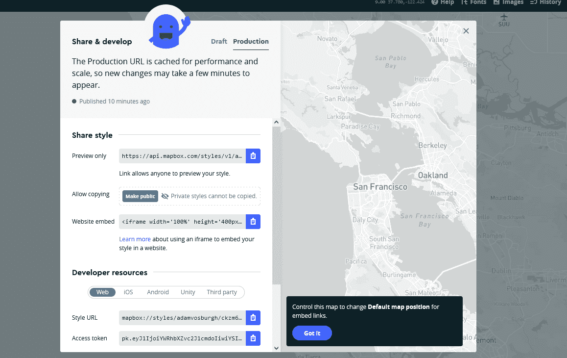 Adding and Styling data in Mapbox Studio